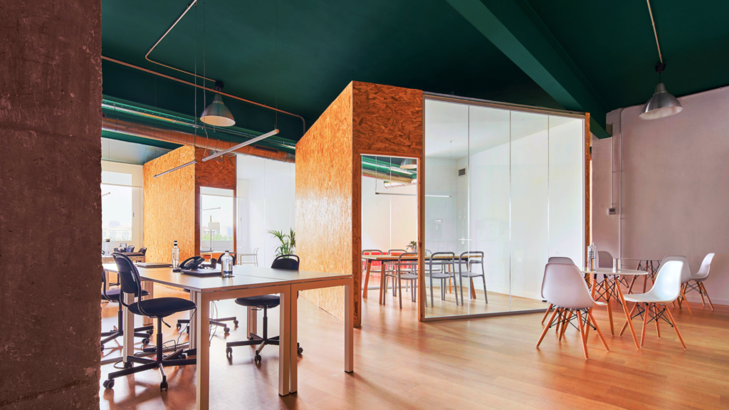 OSB Board For A Striking Office Partition Wall Under ₹32,600.